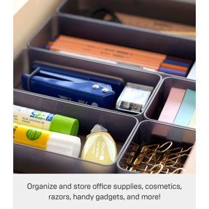 Yamazaki Home Stackable Organizers [Set Of 2] - Four Sizes, Deep | Wayfair